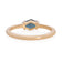 OOAK Half Bezel Octagon Sapphire Ring - SOLD