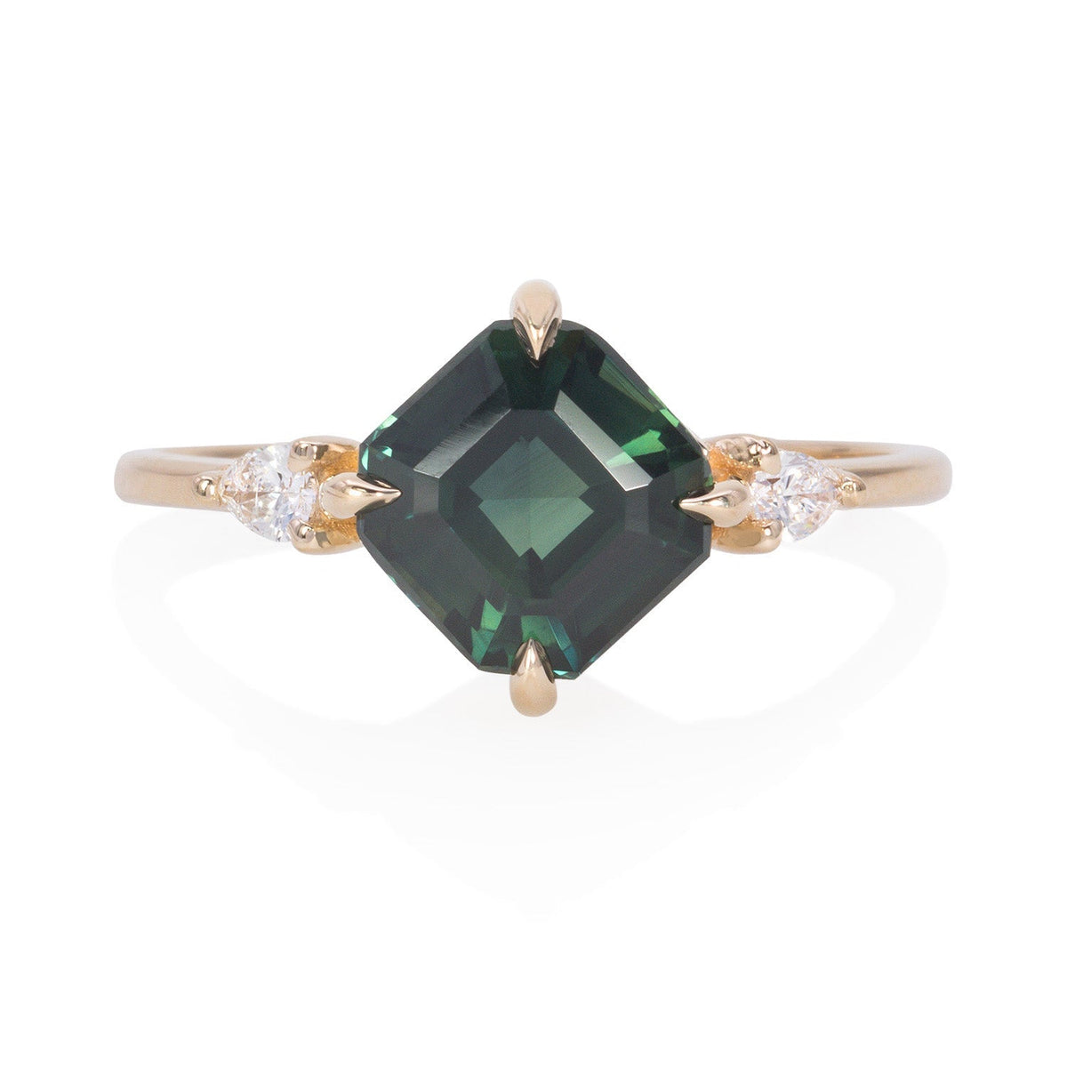 Alchemy Ring with Sapphire and Diamonds