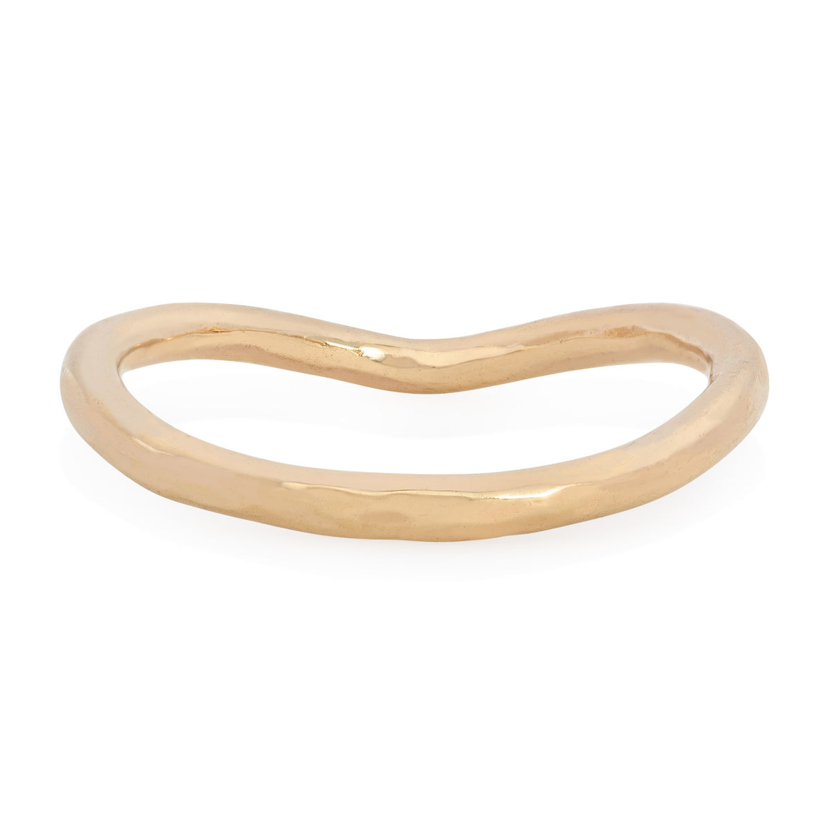 Clio Contour Ring with Diamonds