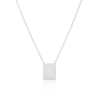 Rectangle Plate Necklace